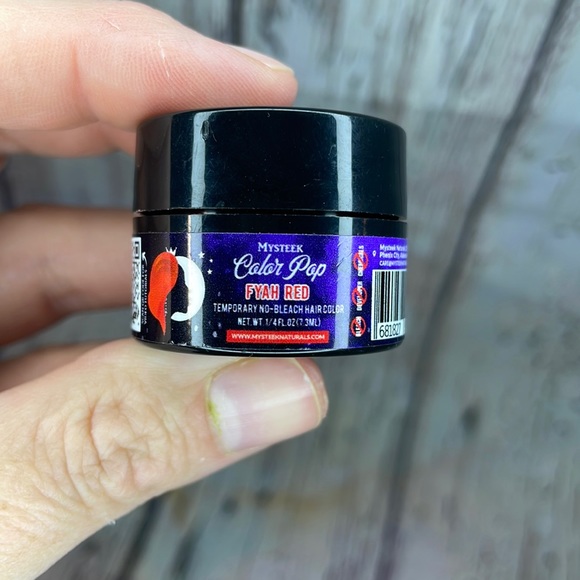 Mysteek | Hair | Mysteek Color Pop Fyah Red Temporary Hair Color | Poshmark